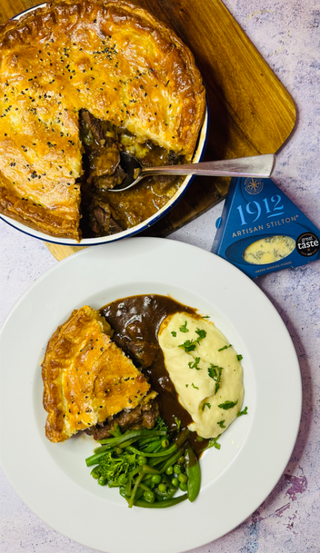 Blue Stilton® Recipes | 1912 Stilton & Steak Pie